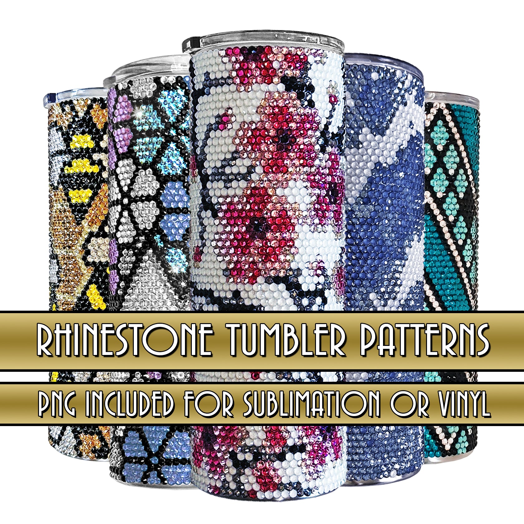 Rhinestone Tumbler Patterns – Bling the North
